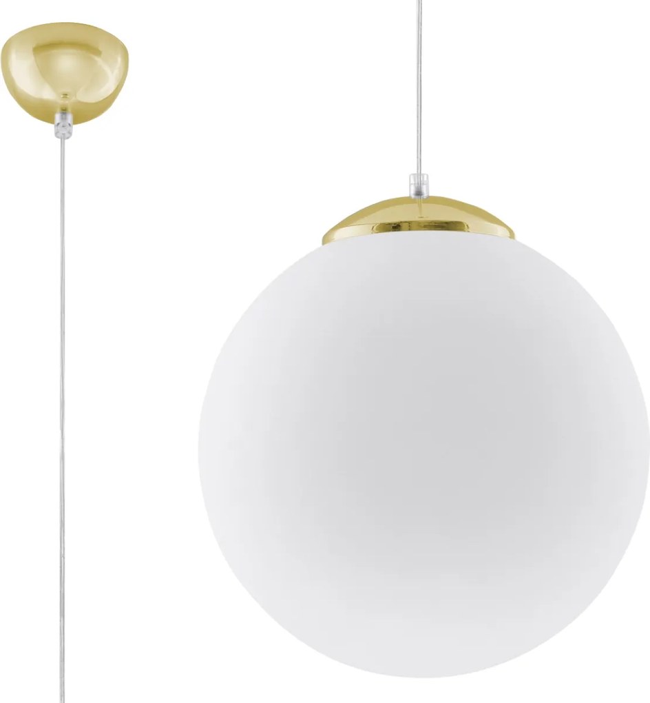 Sollux Lighting Závěsné svítidlo UGO 30 zlaté