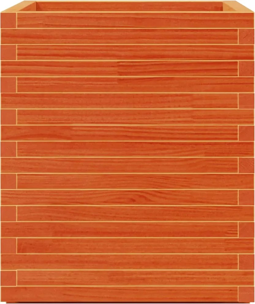Zahradní truhlík voskově hnědý 60x60x72,5 cm masivní borovice 3282581