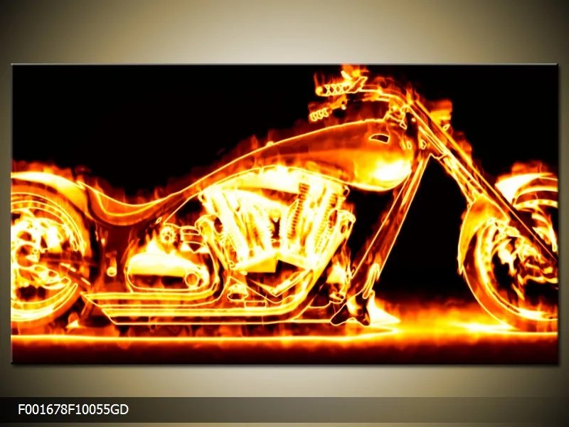 Obraz ohnivé motorky (), 40 dalších rozměrů