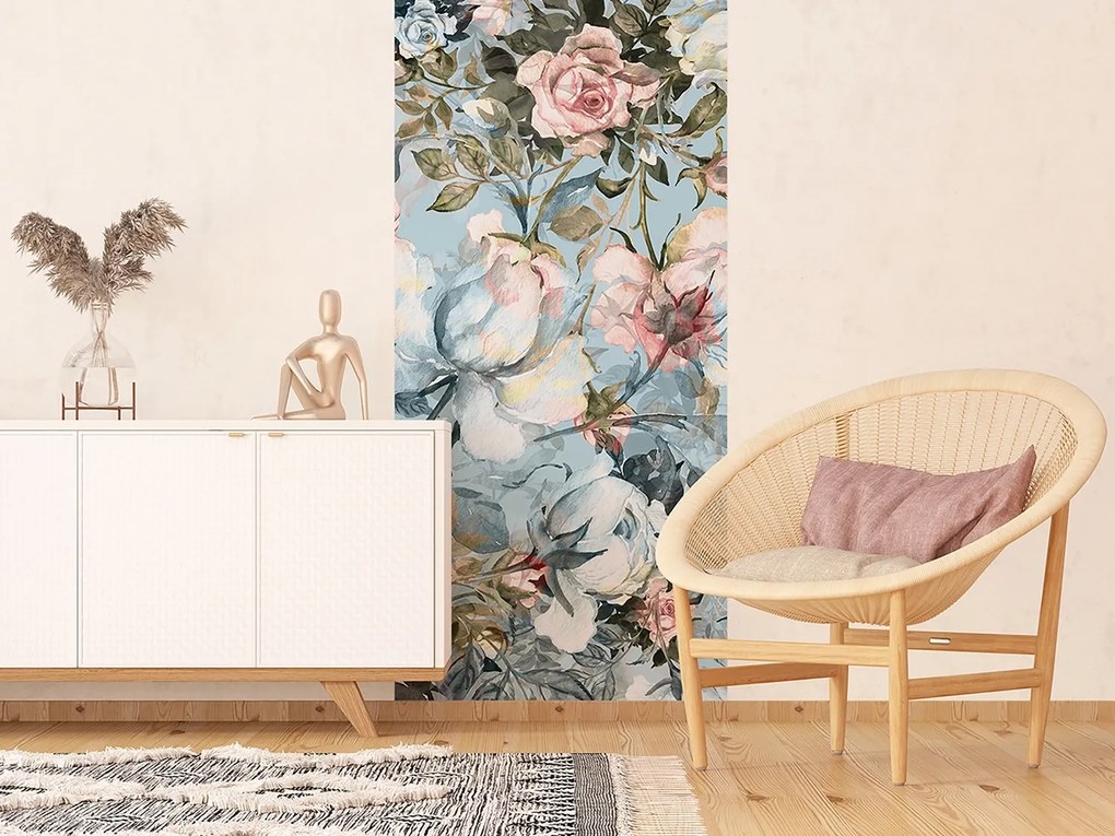 Vliesová fototapeta na zed' Květinový Vzor | 90 x 270 cm | DFTNVL3713