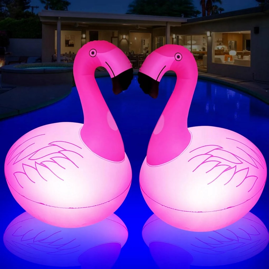 Flamingo Solární plovoucí světla do bazénu Led, IP68, Romantický design