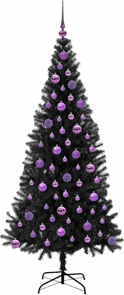 Vánoční stromeček Černá 180 cm PVC 3396484