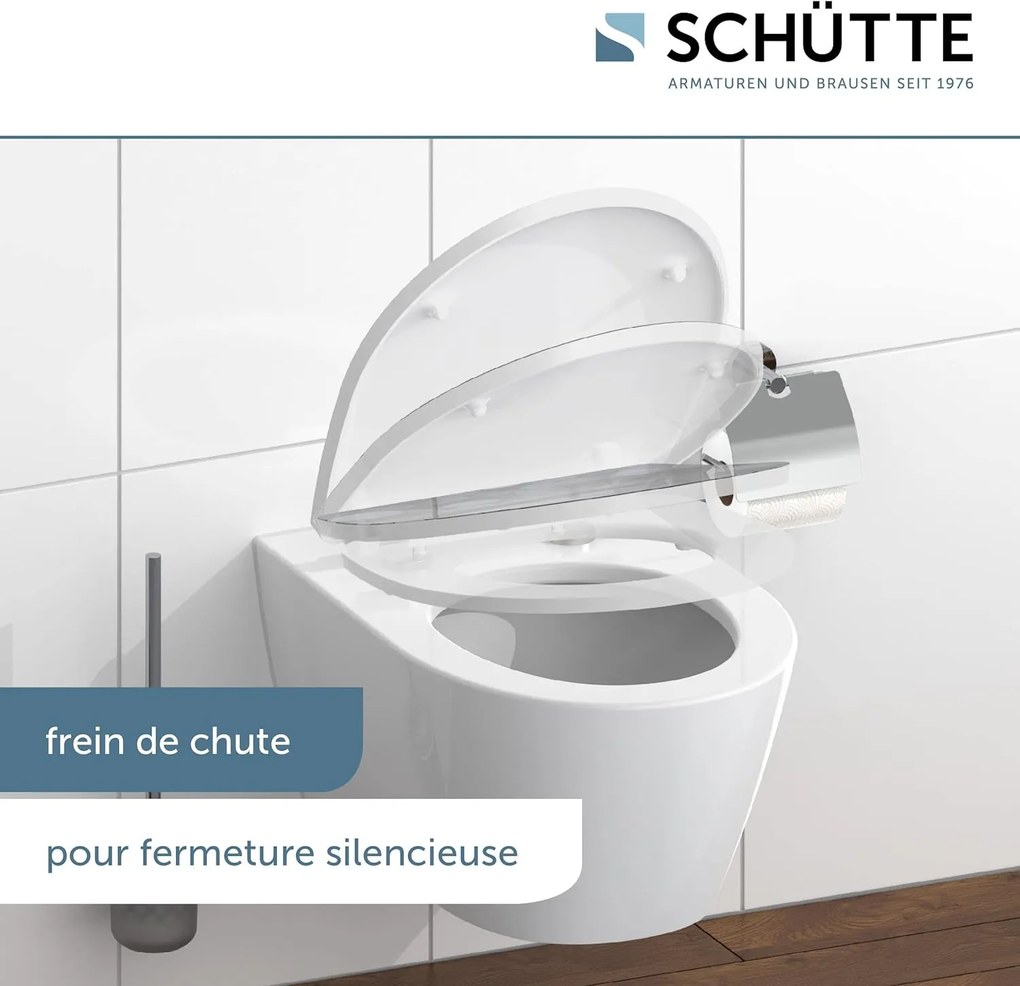 Eisl Sanitär WC prkénko Duroplast Soft Close Round Dips High Gloss 82593