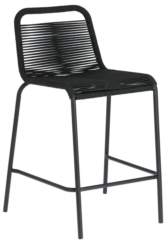 Černá barová židle LaForma Glenville 88 cm
