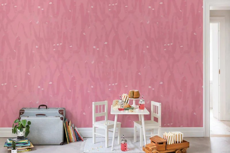 Tapeta Rebel Walls - Pulse of Passion, Pink