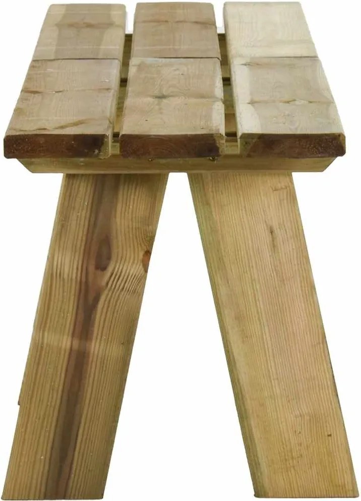 Zahradní lavice 220 cm impregnované masivní borové dřevo 318175