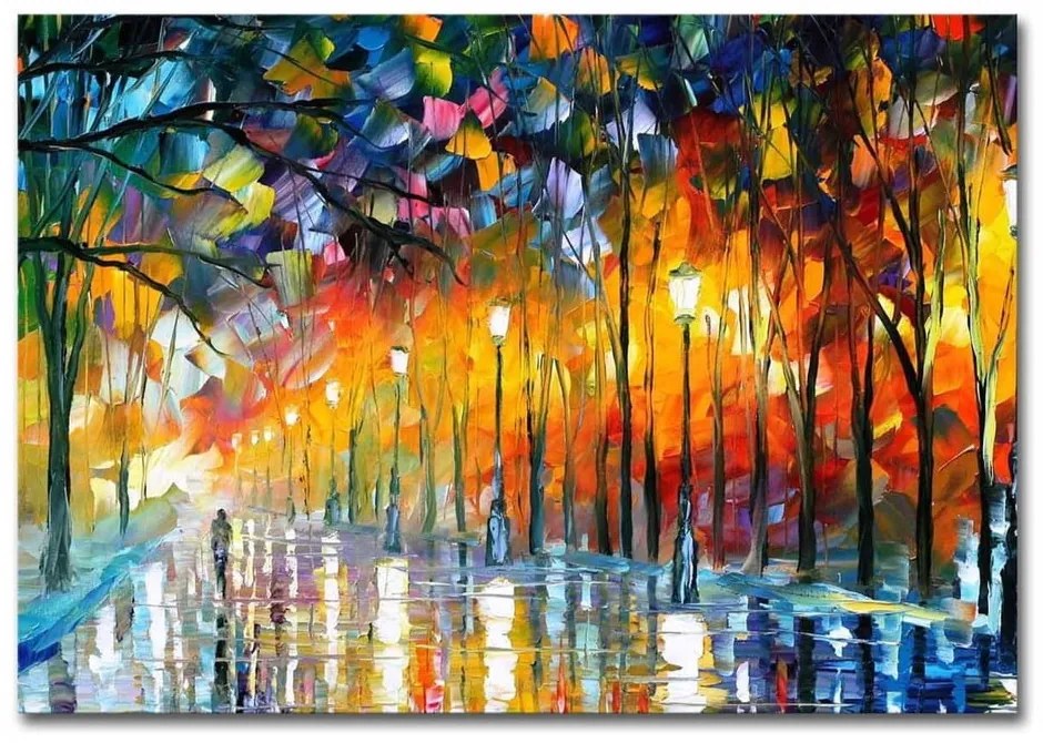 Nástěnná reprodukce na plátně Leonid Afremov, 100 x 70 cm
