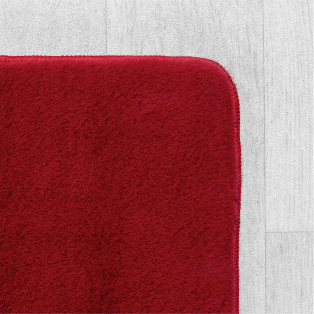 Ayyildiz, Kusový koberec Joy 1400 red kruh, 160x160 (průměr) kruh, červená, chodba / předsíň