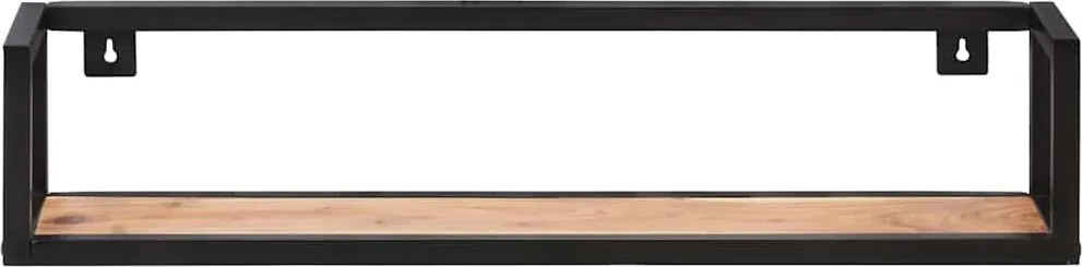 Nástěnné police 2 ks 80 cm masivní akáciové dřevo 320672