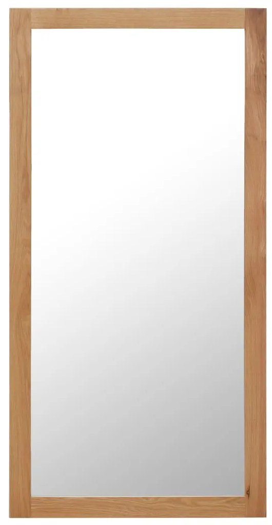 247458 vidaXL Zrcadlo 60 x 120 cm masivní dub