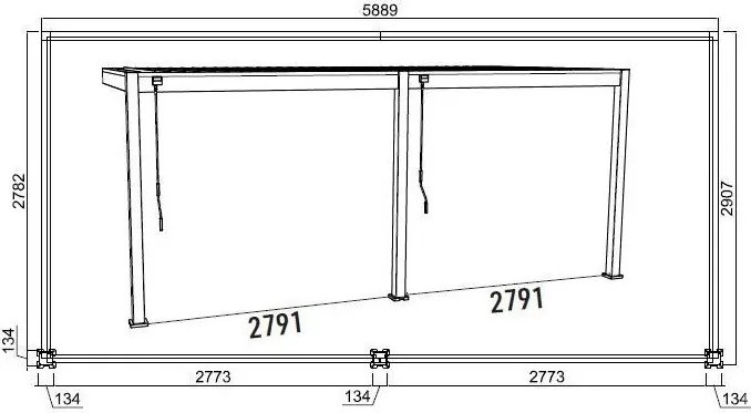 Bioklimatická pergola Intro Plus – Rojaplast
