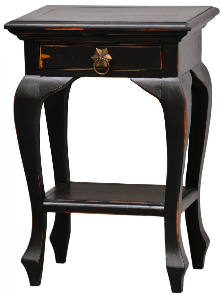 Bramble Furniture Stolek Felix, černá patina