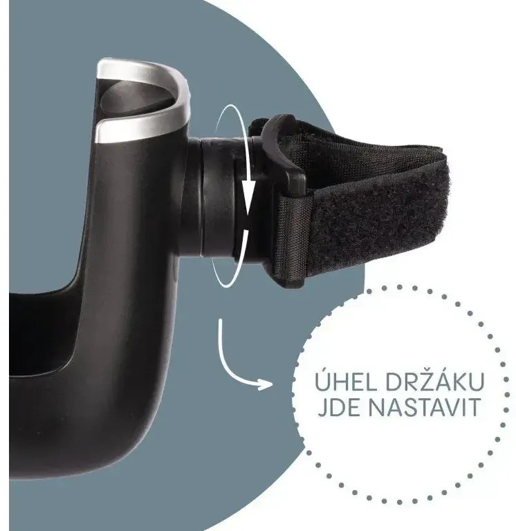 Zopa Držák na pití na kočárek Ultra, Black