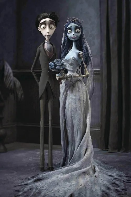 Umělecký tisk Corpse Bride - Victor & Emily, (26.7 x 40 cm)