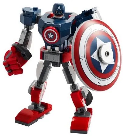 Lego stavebnice lego super heroes 76168 captain america v obrněném robotu