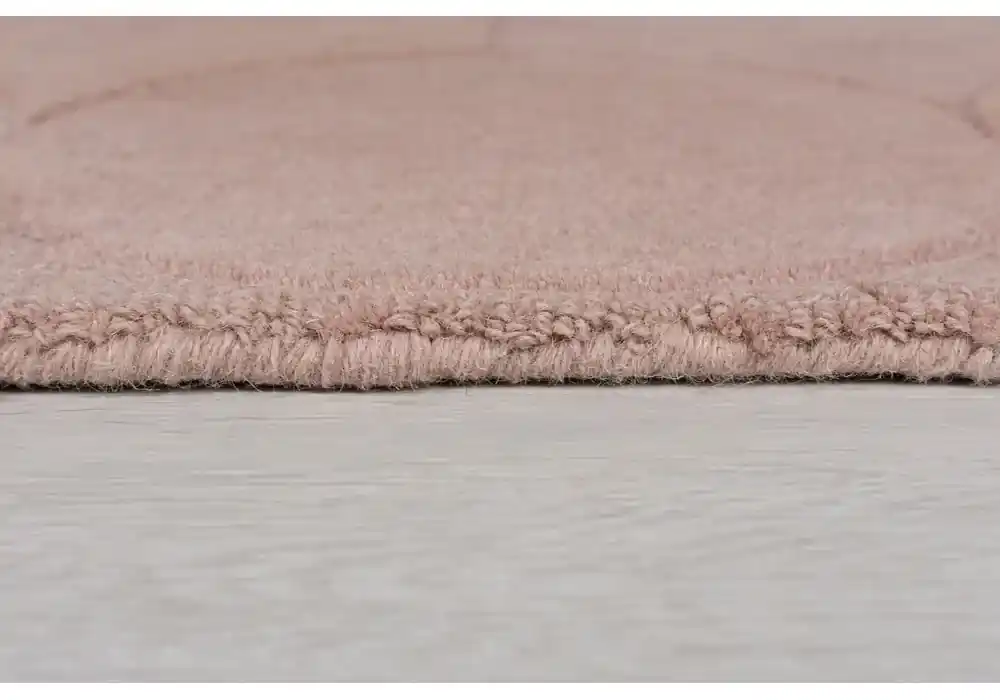 Růžový vlněný koberec Flair Rugs Gigi, 200 x 290 cm | BIANO