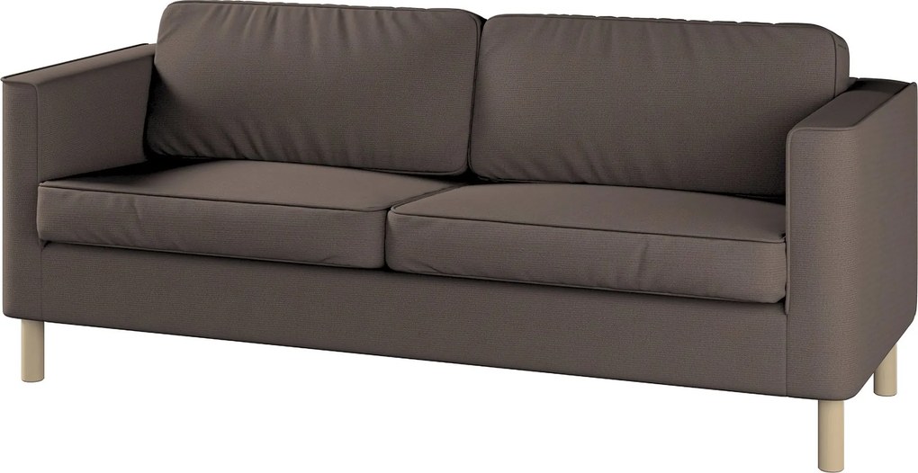Potah na pohovku Pärup pro 3 místa barva hnědá látka pletený vzor