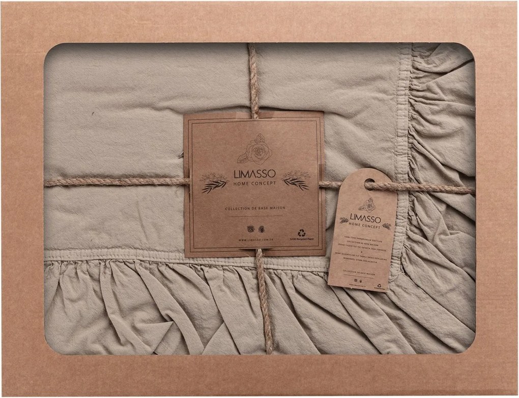 Ložní povlečení 200x220cm oxford tan