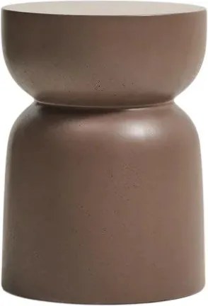 Betonový kulatý zahradní stolek ø 32 cm Garbet – Kave Home