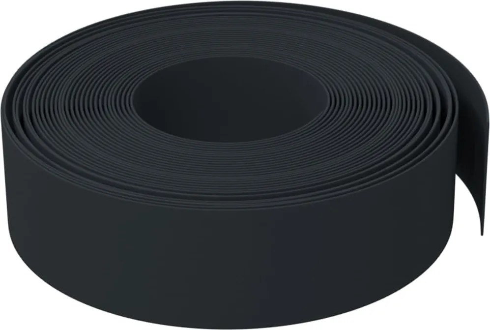 Travní lem černý 10 m 15 cm polyethylen 154397