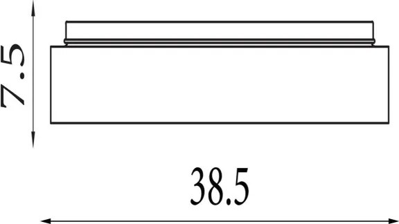 Searchlight 89735-38BK - LED Stm strop sv POLKA 24W/230V + 6W pr. 38,5 cm černá