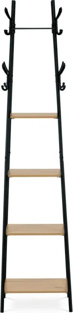 Stojanový věšák kovový hnědý GD-170 OAK