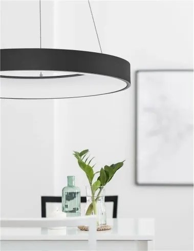 Závěsné LED svítidlo NOVA LUCE RANDO THIN 50W 3000K 9453453 stmívatelné Triac