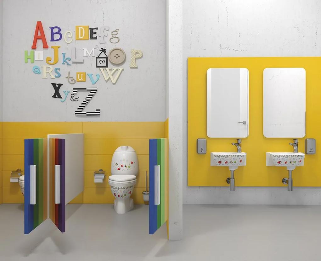 Sapho KID dětské WC kombi vč.nádržky, zadní odpad, barevný potisk