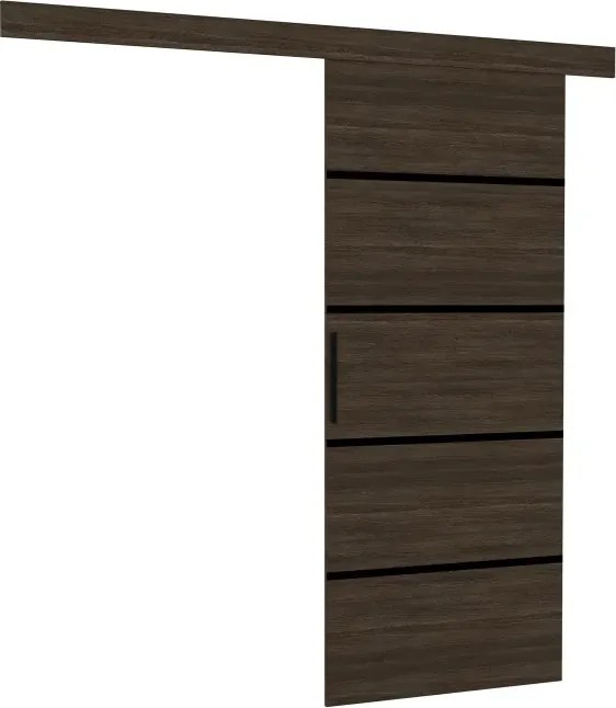 Posuvné nástěnné dveře MUSCHU 86 choco