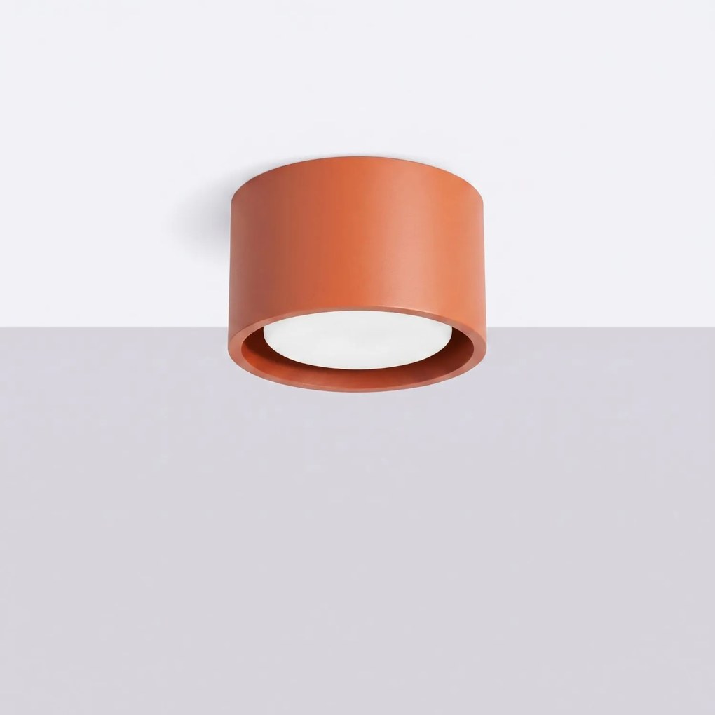 Sollux Lighting Stropní svítidlo MODO 1 okrově červené GX53