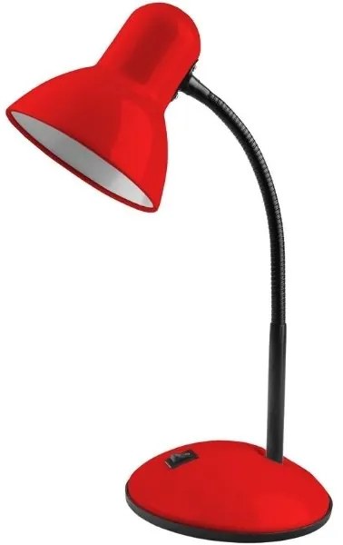 Stolní lampa se závitem E27, červená