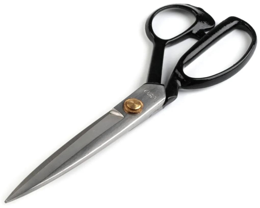 CEO klasické krejčovské celokovové nůžky CEO J774, s pogumovanou rukojetí, délka 23cm (9")