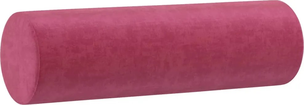 2místná pohovka s polštáři vínová 120 cm samet 3200875