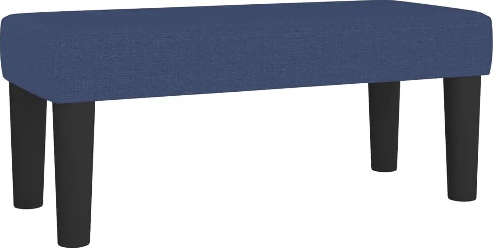 Box spring postel s matrací modrá 80x200 cm textil 3136795