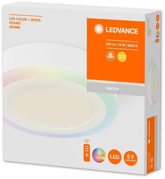 Ledvance - LED RGB Stmívatelné stropní svítidlo LED/19W/230V + DO