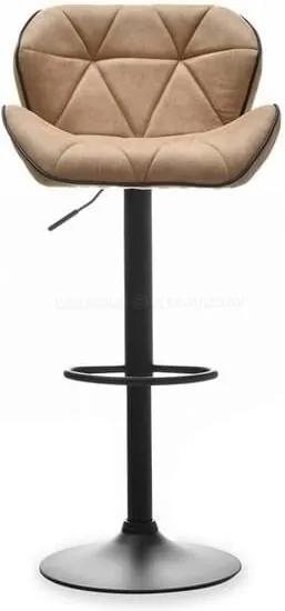 design4life Barová židlička BAZON otočná, bronz-černá