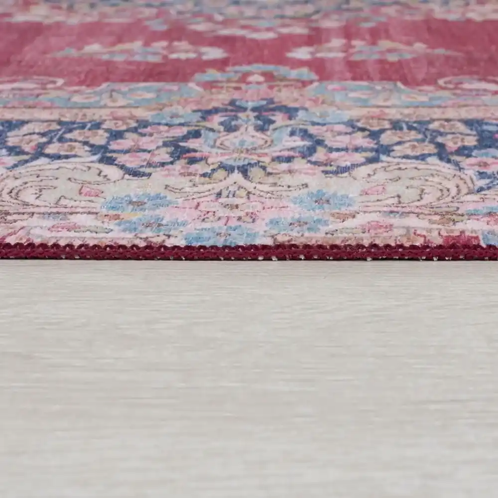 Červený pratelný koberec běhoun 60x230 cm FOLD Colby – Flair Rugs | BIANO