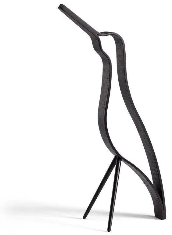 Ptáček Woody Bird Black Oak High 32 cm COOEE Design