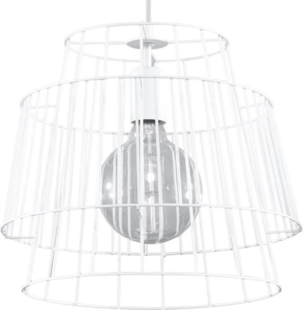 Sollux Lighting Závěsné svítidlo GATE bílé