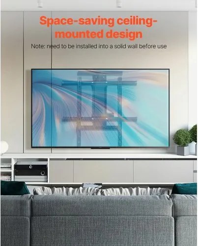 Motorizovaný nástěnný držák TV, Držák TV pro TV od 32 do 1651 mm VEVOR