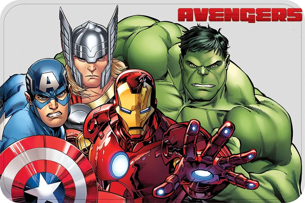 Dětská koupelnová předložka Avengers 40 × 60 cm