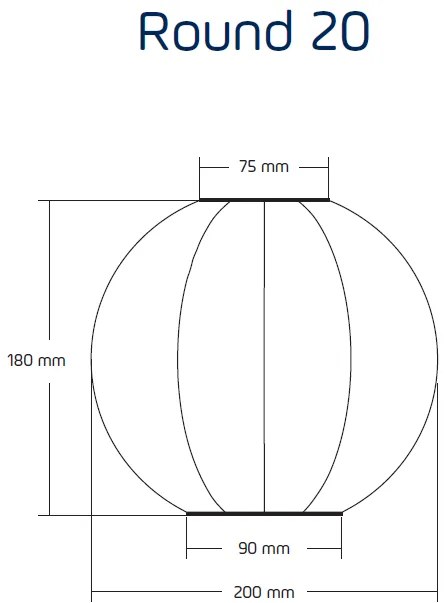 SOLÁRNÍ LAMPÁŠ ROUND 18X20 CM BÉŽOVÁ
