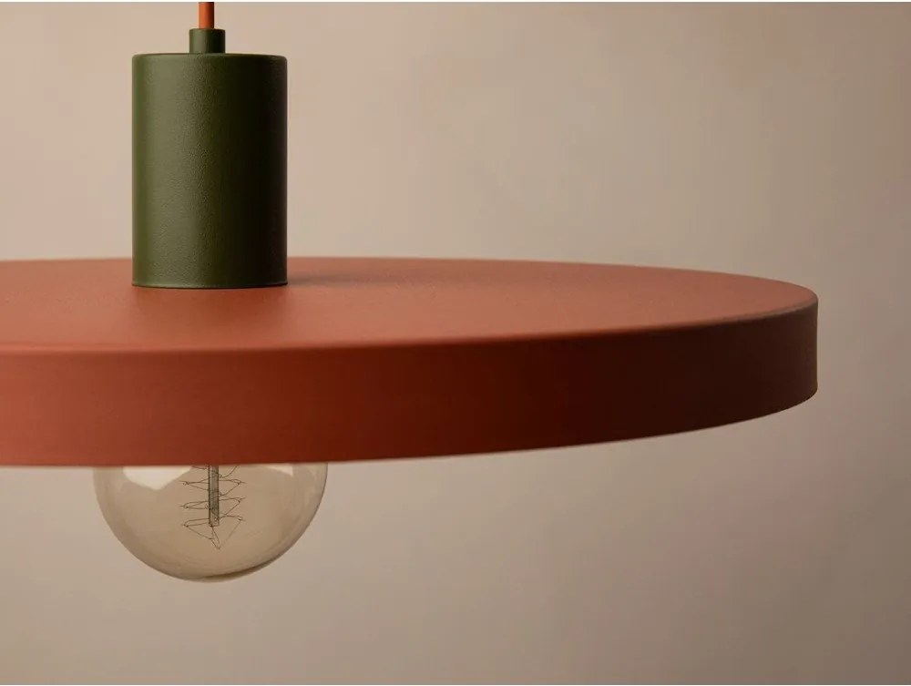 Kovové závěsné svítidlo v cihlové barvě ø 40 cm Ori – Micadoni