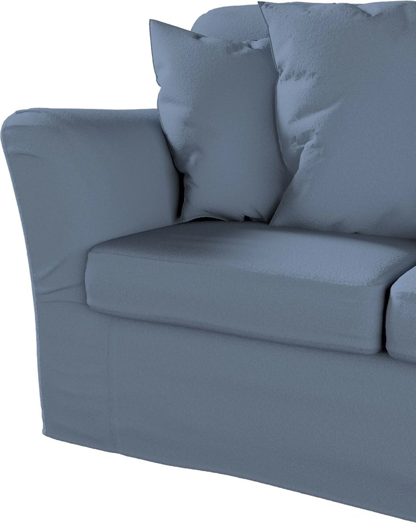 Potah na pohovku IKEA Tomelilla 3-místná nerozkládací barva modrá látka pletený vzor