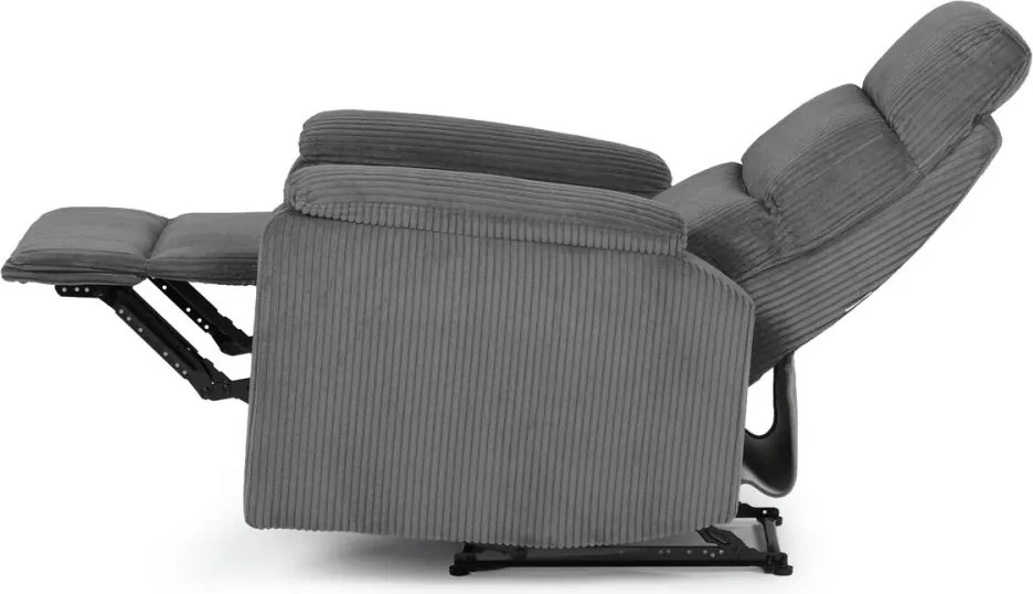 Sedací souprava, polohovací, šedá, manšestrová látka, ASD-C5981 GREY6