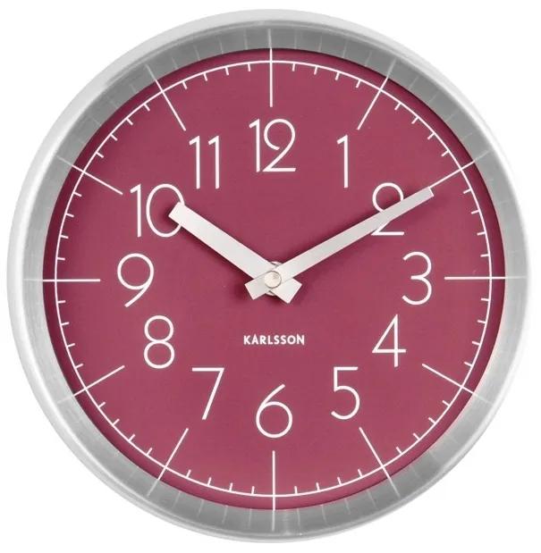 Designové nástěnné hodiny 5637RD Karlsson 22cm
