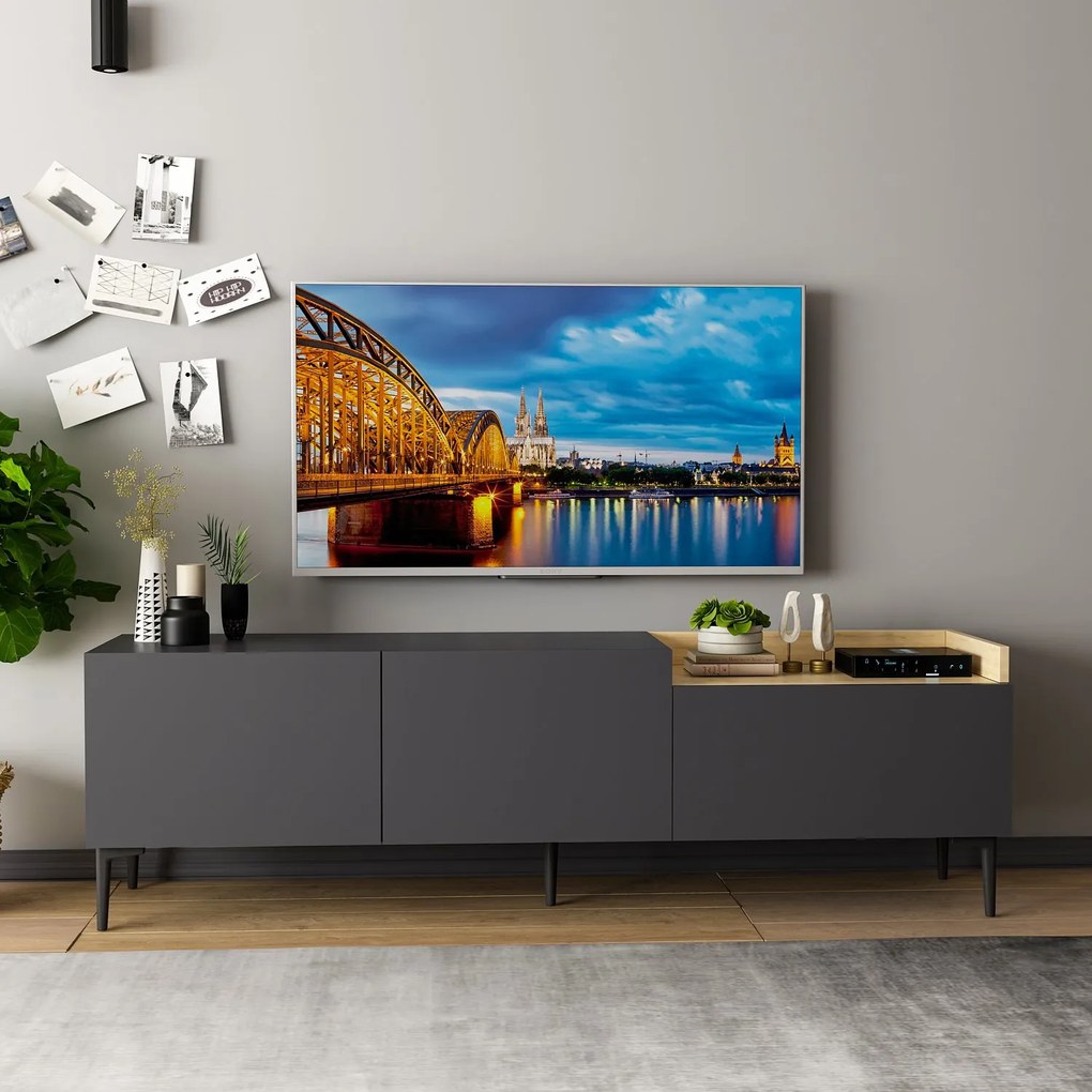 Kalune design TV stolek MIA antracitový