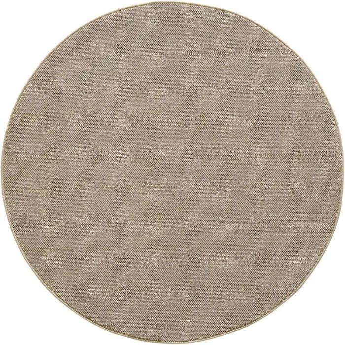 Vopi | Kusový koberec Loom 4300 beige - Kruh 160 cm průměr