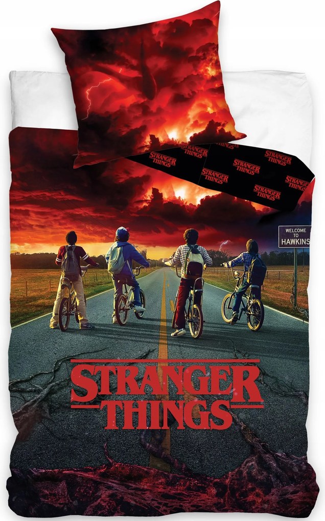 Stranger Things Welcome To Hawkins Povlečení 160x200
