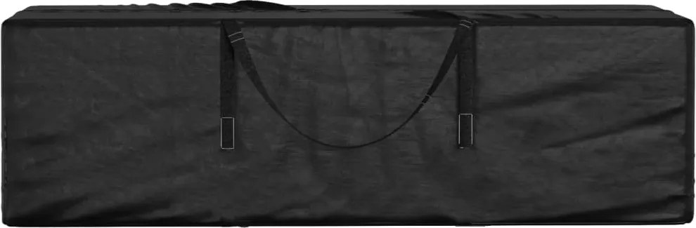 Úložný vak na zahradní podušky černý 135x40x55 cm polyethylen 319345
